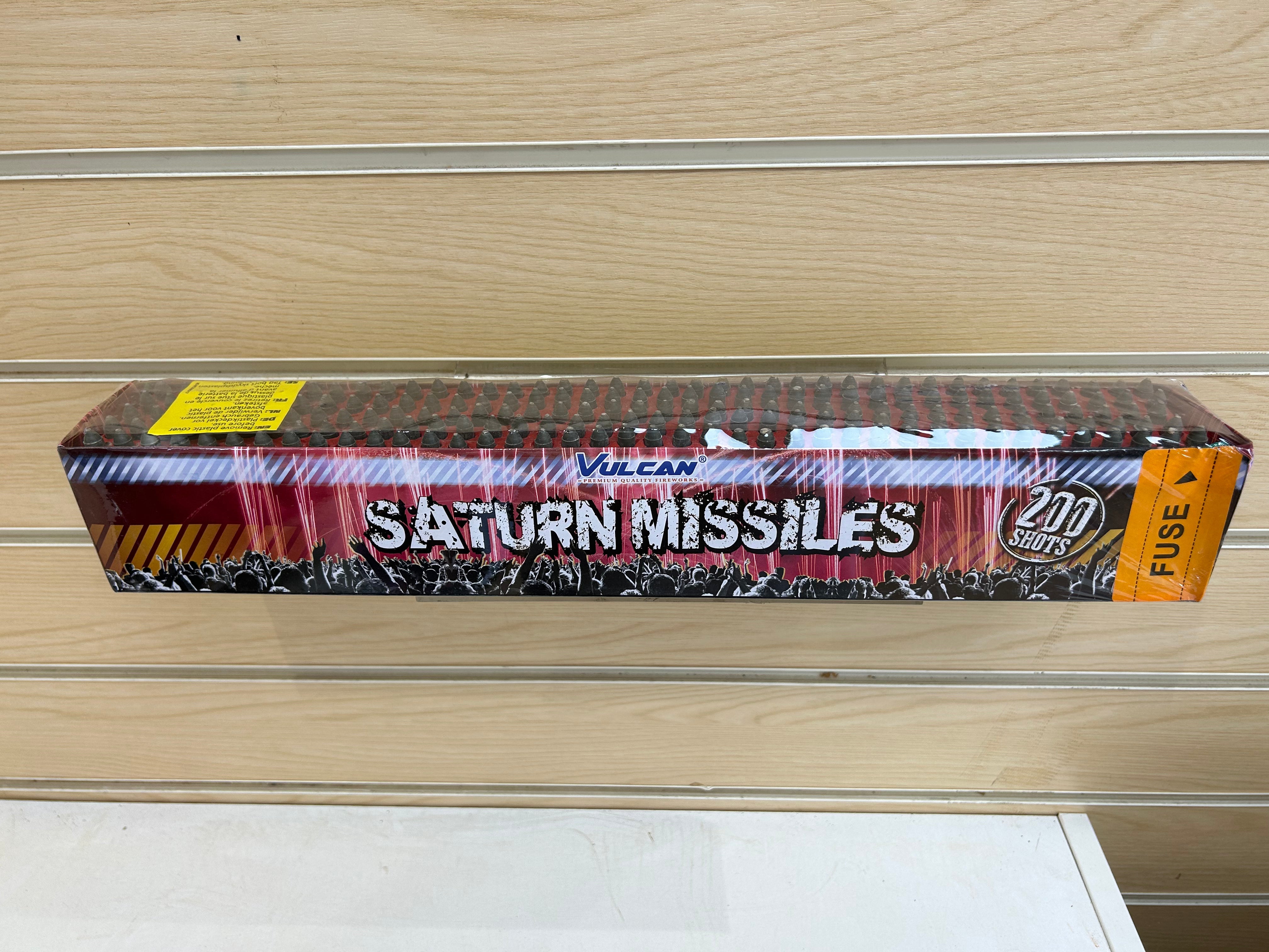 Saturn missiles 200 shot – Xtreme Fireworks NE
