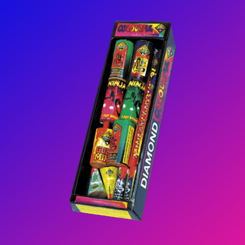 Colourful Selection Box – Xtreme Fireworks NE